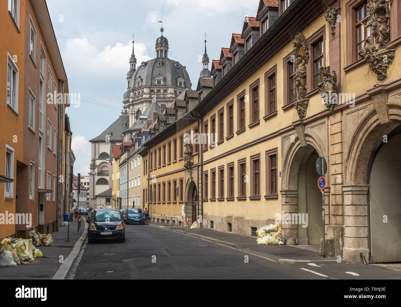 Wurzburg, Germany - located on the Main river and popular tourist ...
