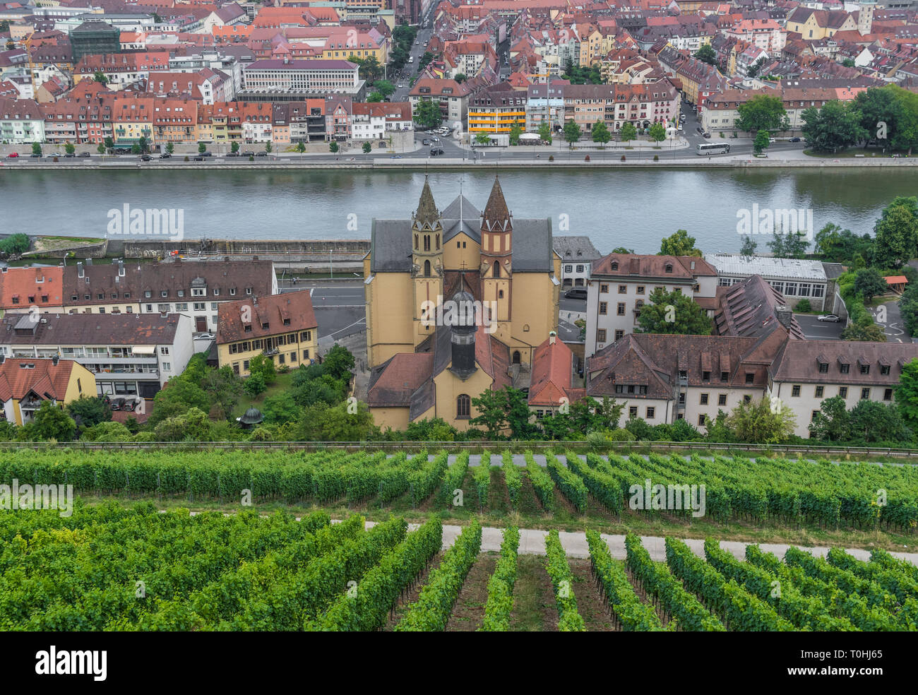 Wurzburg, Germany - located on the Main river and popular tourist ...