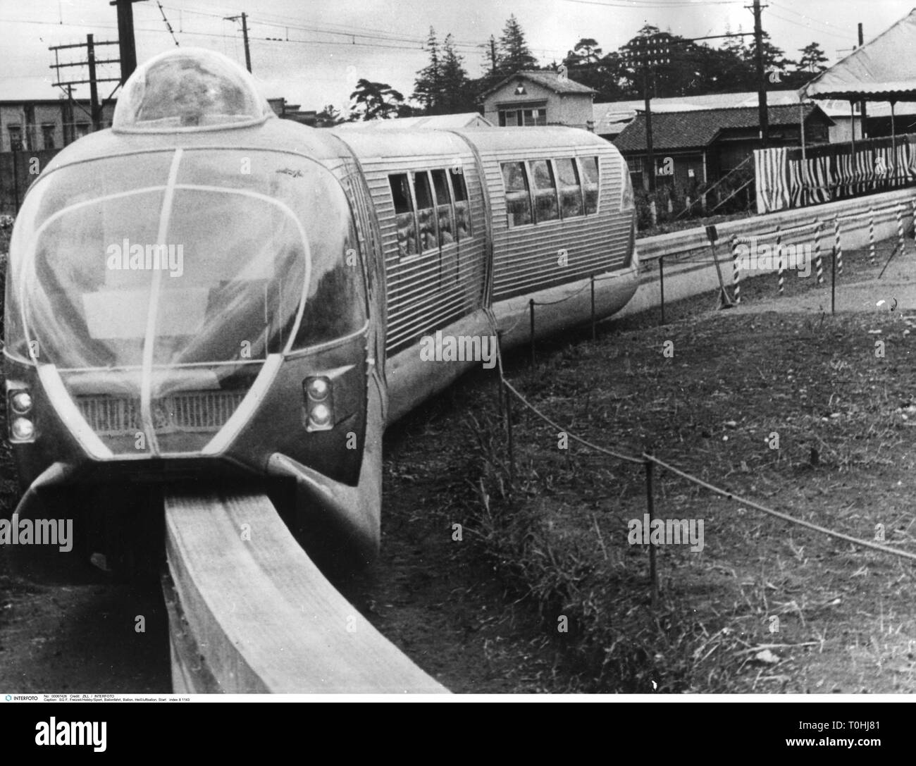 geography / travel, Japan, traffic / transport, railway, one-rail-train ...