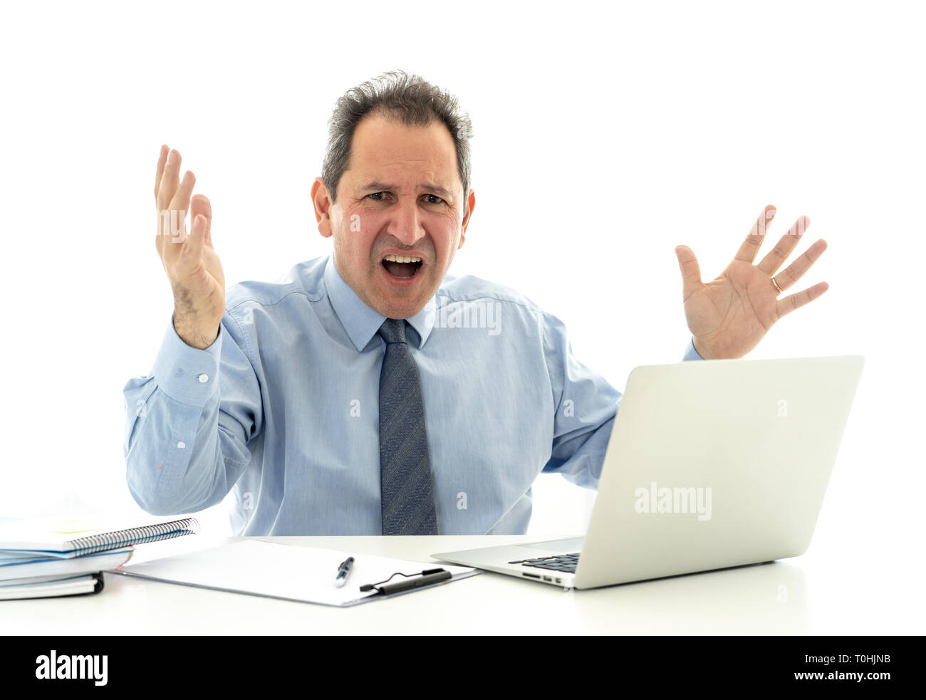 Work stress Cut Out Stock Images & Pictures - Alamy