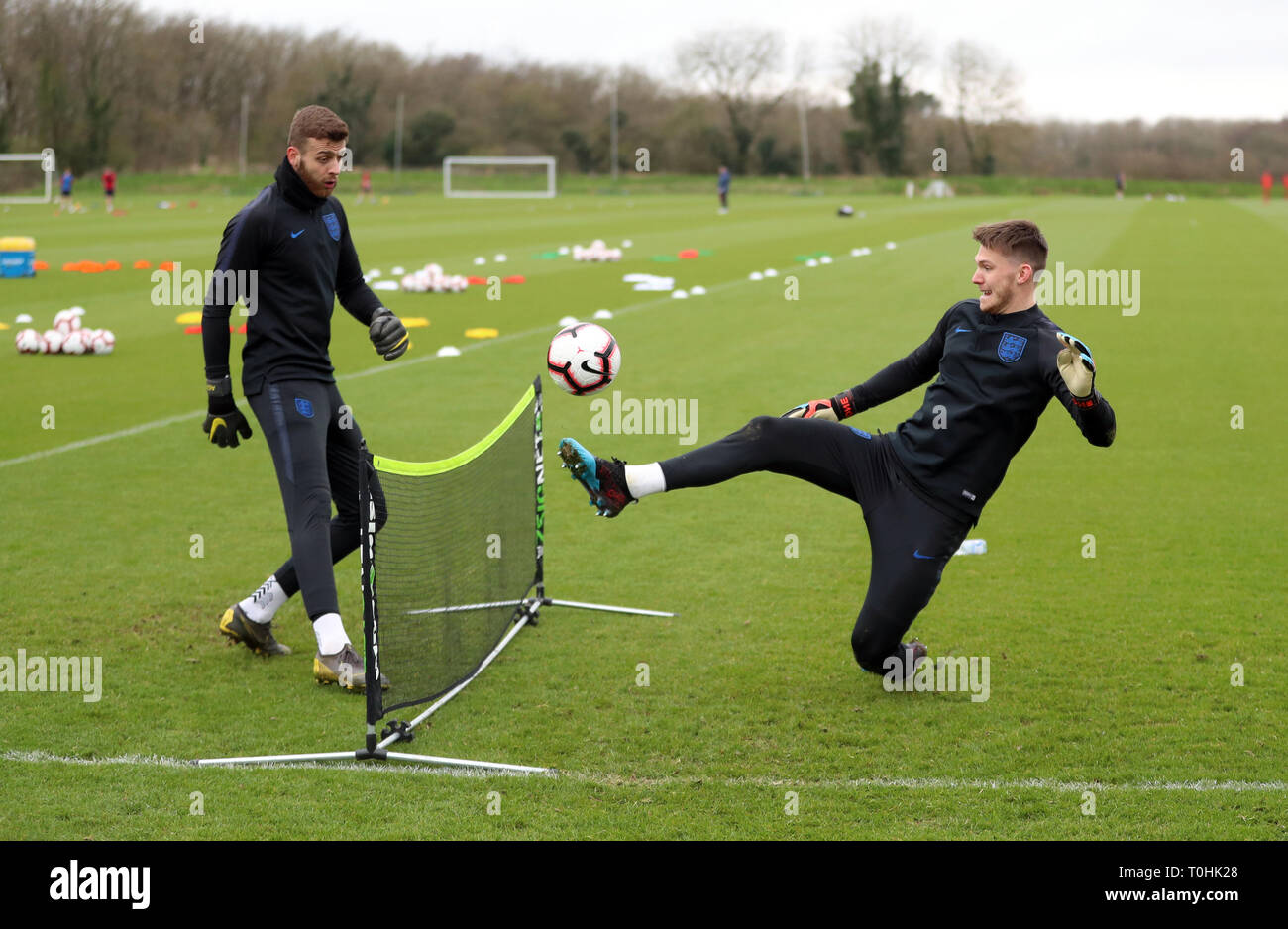 England goalkeepers angus gunn hi-res stock photography and images - Alamy