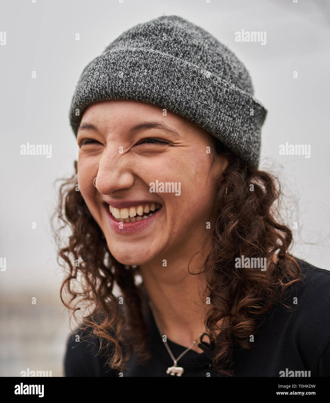 Helena Long during the Street League Skateboarding World Tour media ...