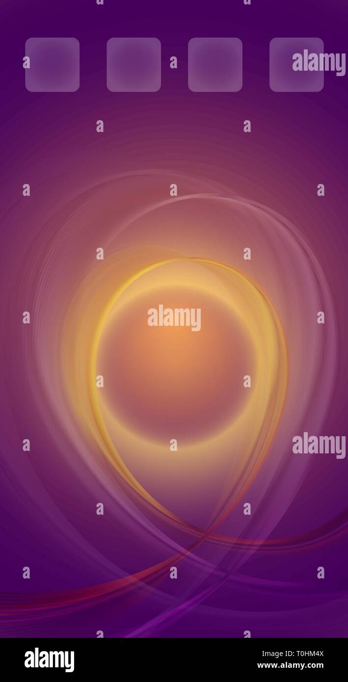 Phone screen template of abstract neon background Stock Vector Image ...