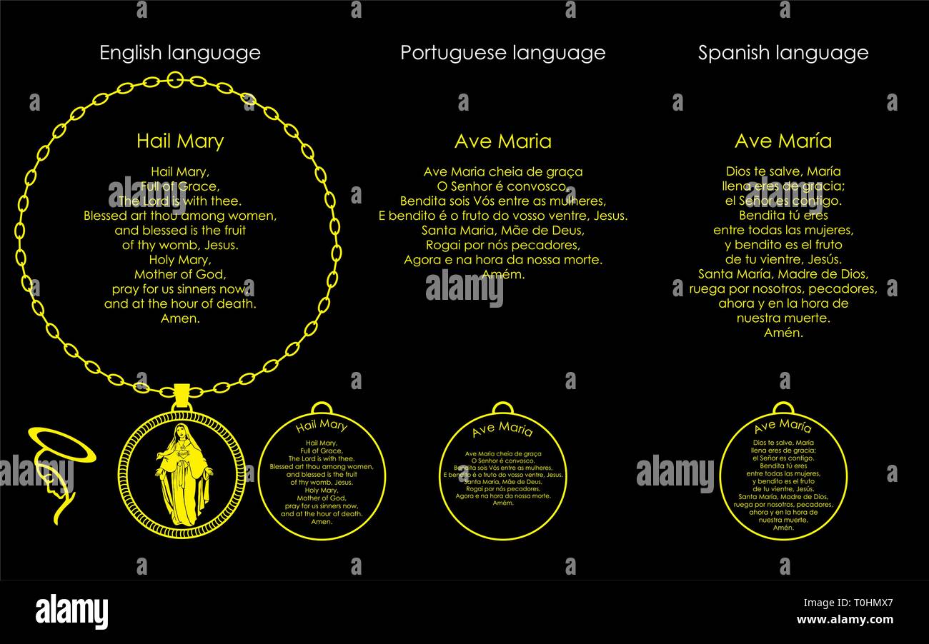 Hail mary prayer hi-res stock photography and images - Alamy