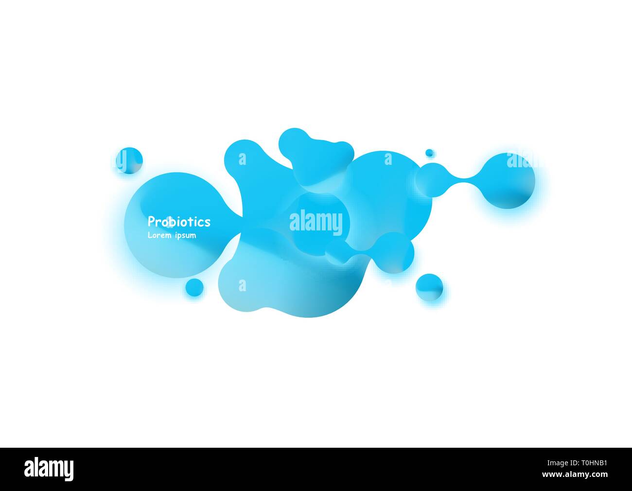 Probiotics bacteria vector design. Concept of design with Lactobacillus ...