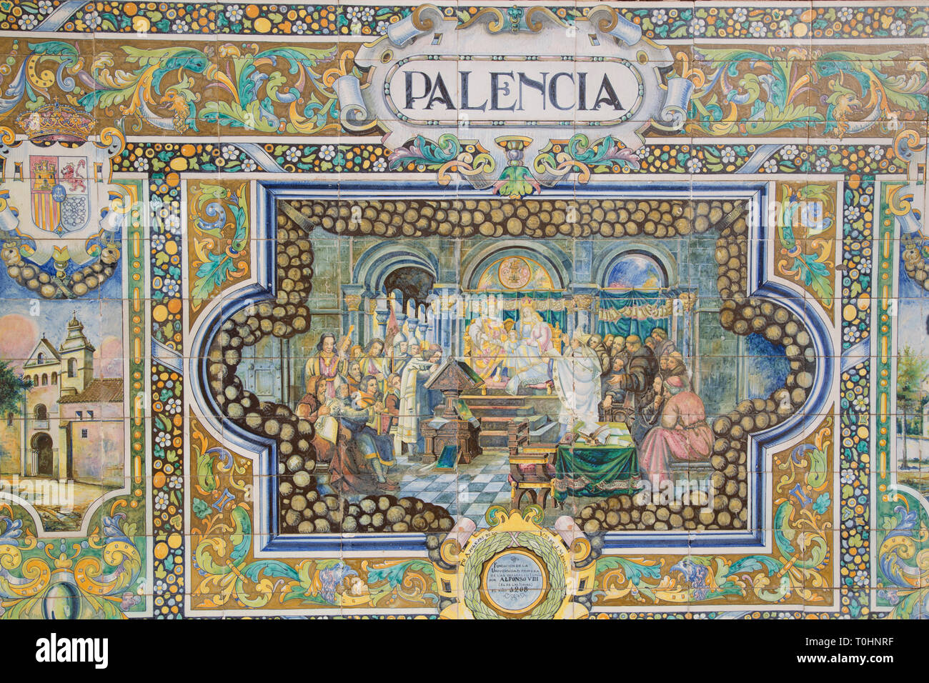 Palencia spain plaza hi-res stock photography and images - Alamy