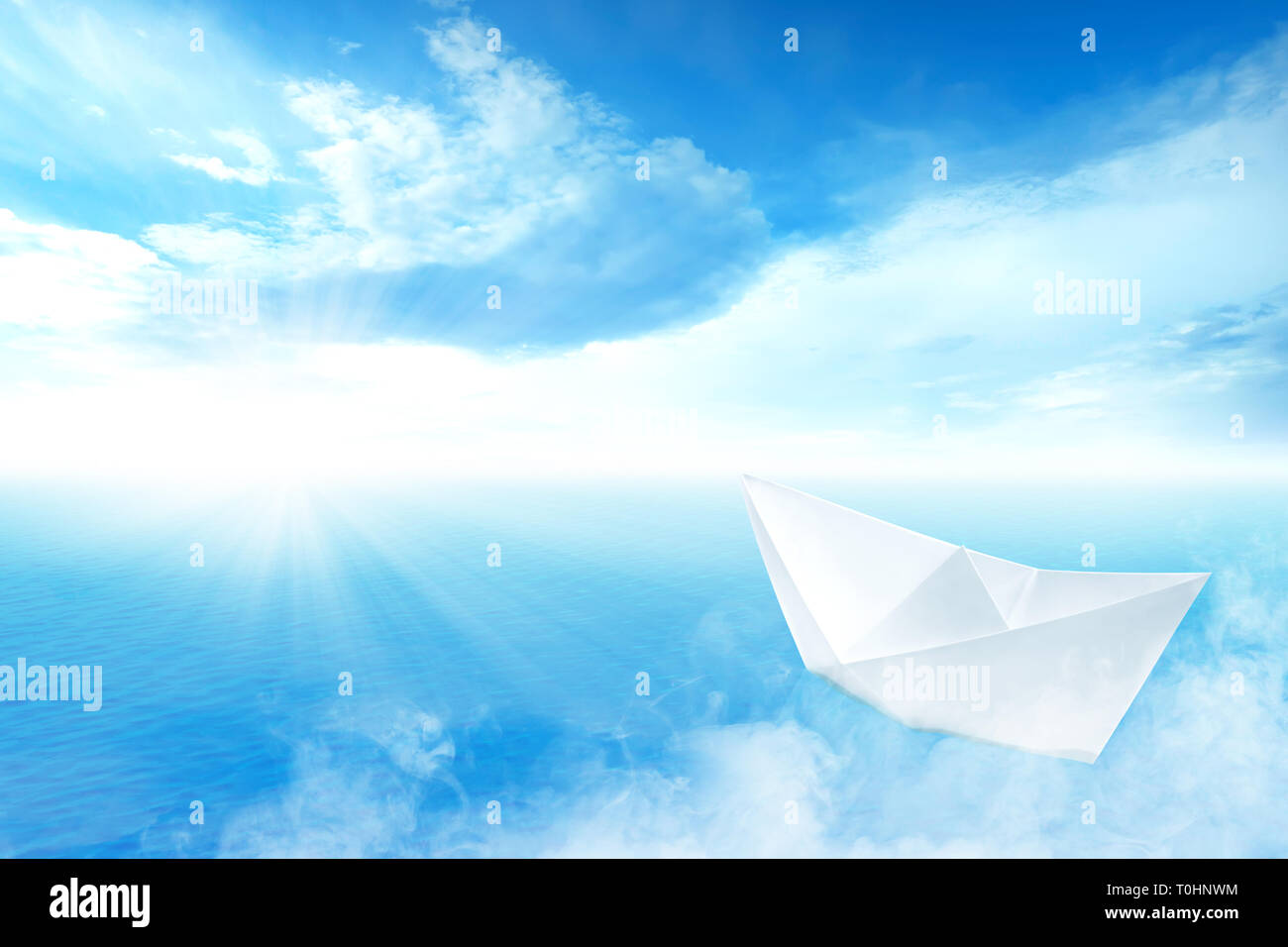 Person floating background hi-res stock photography and images - Alamy