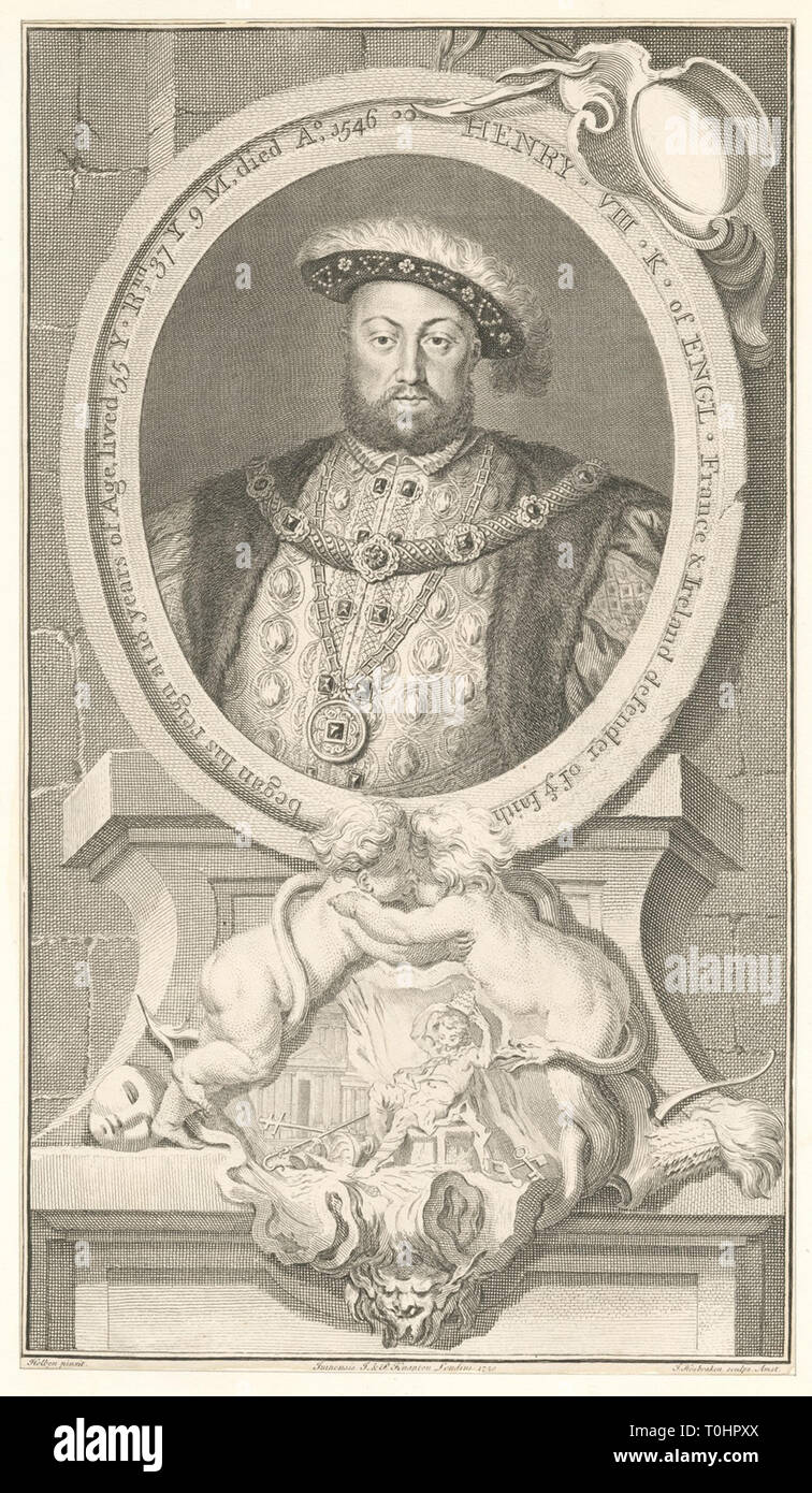 Portrait of King Henry VIII of England Stock Photo - Alamy
