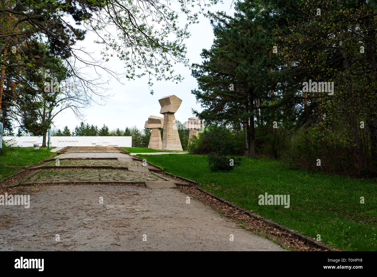 Bubanj memorial park during spring in Nis, Serbia Stock Photo - Alamy