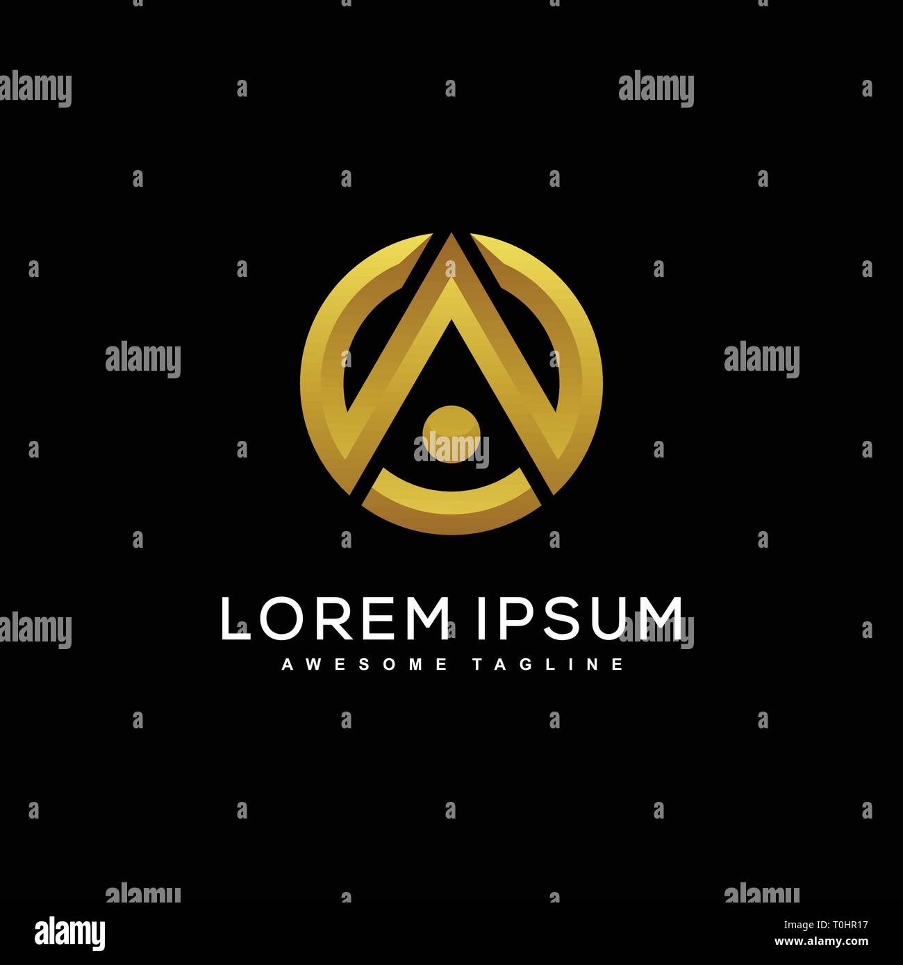 Abstract Letter A illustration vector Design template. Suitable for ...