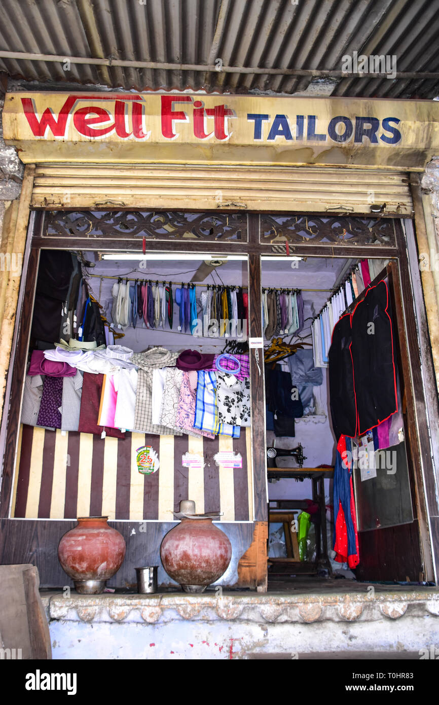 Indian tailor shop hi-res stock photography and images - Alamy