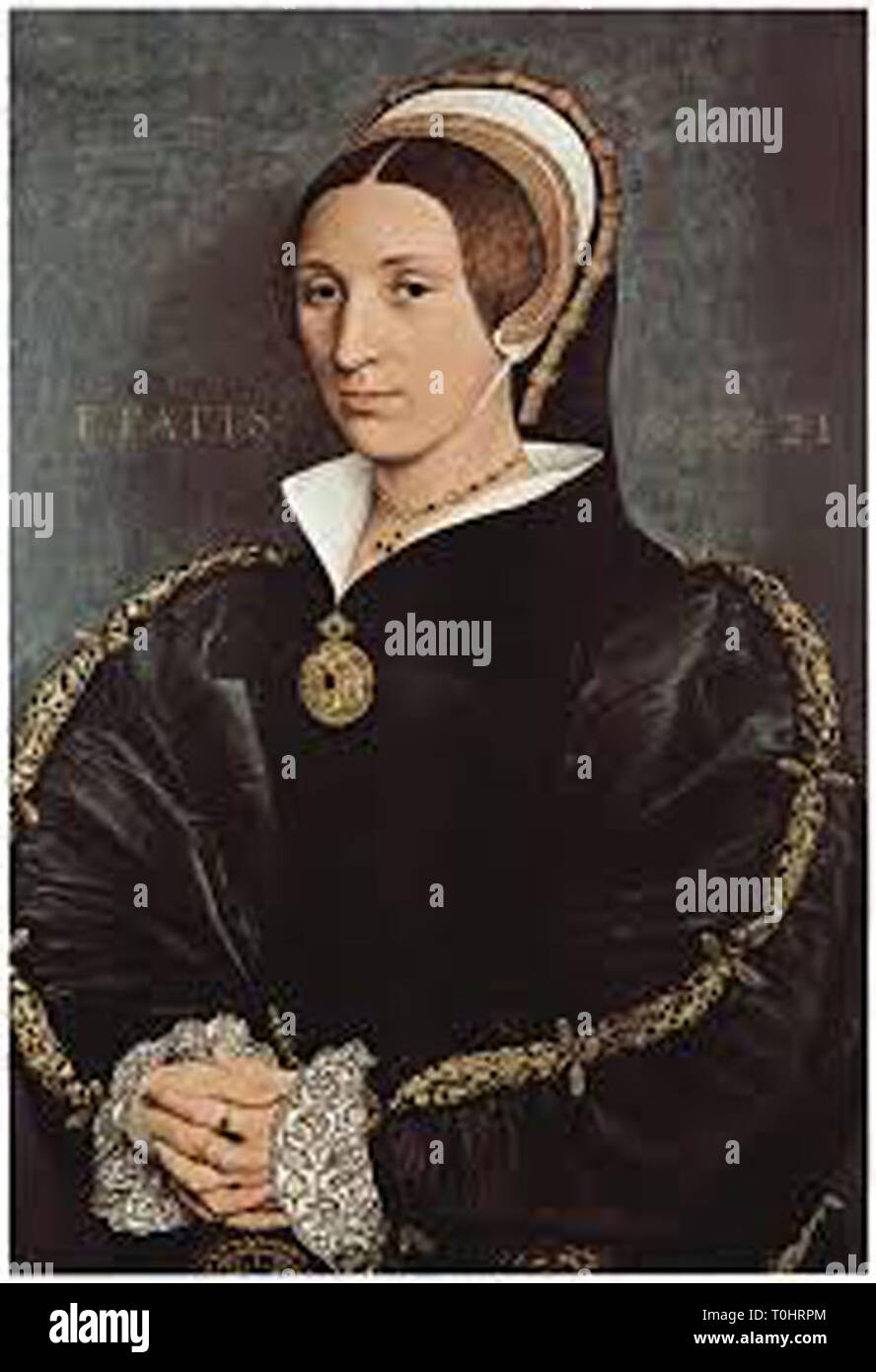 Vintage Tudor era lady portrait Stock Photo - Alamy