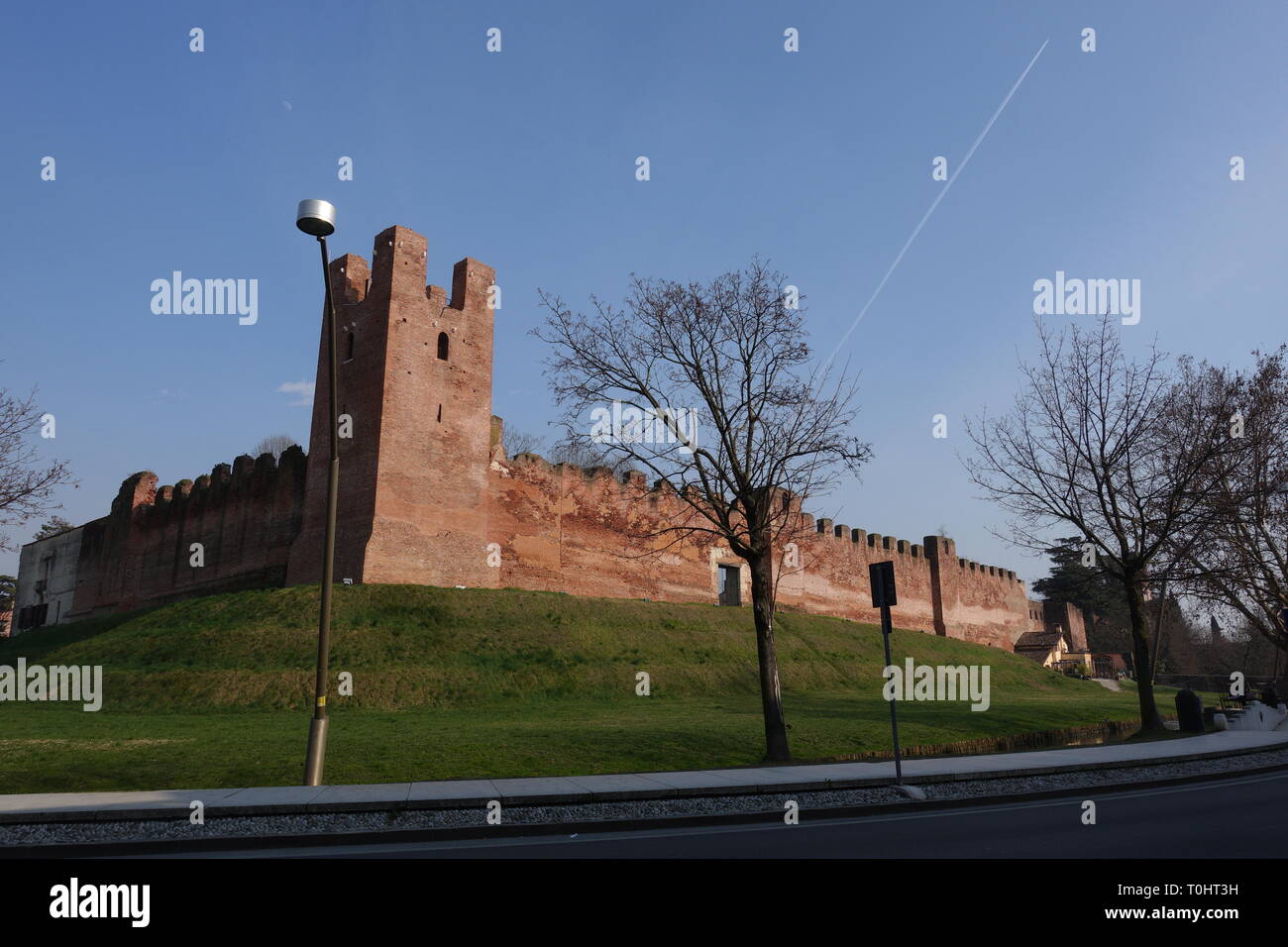 Castelfranco Veneto, Treviso / Italy - Ancient walls of Castelfranco ...