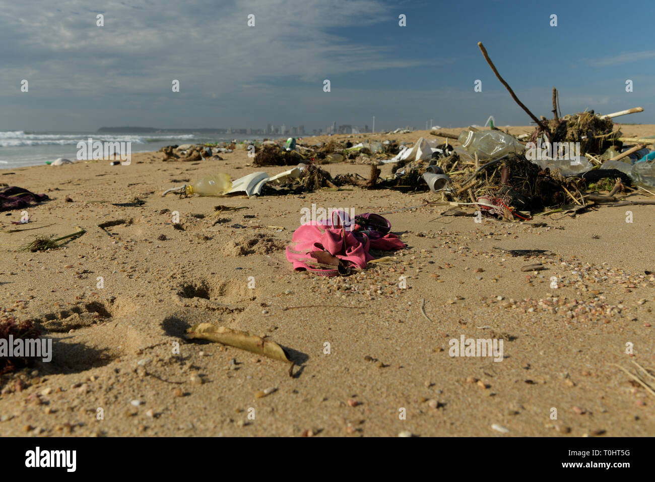 Plastic pollution beach south africa hi-res stock photography and ...