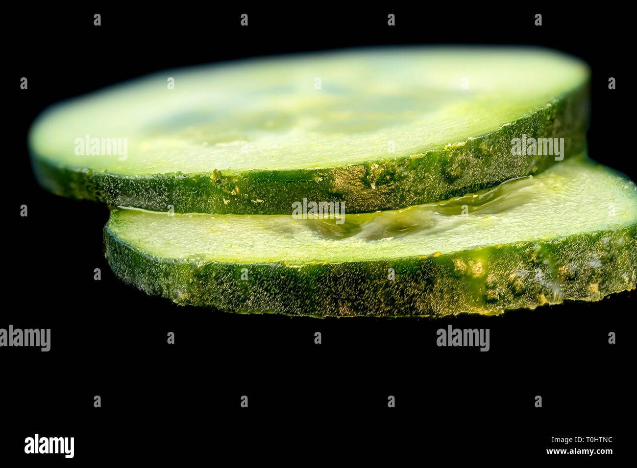 cucumber close up detail macro, healthy food Stock Photo - Alamy