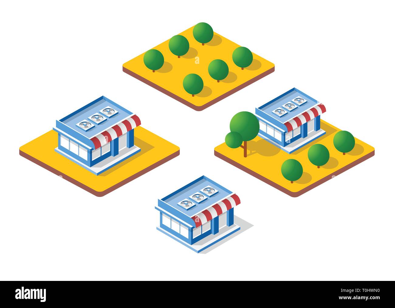 Retail street shop Stock Vector Images - Alamy