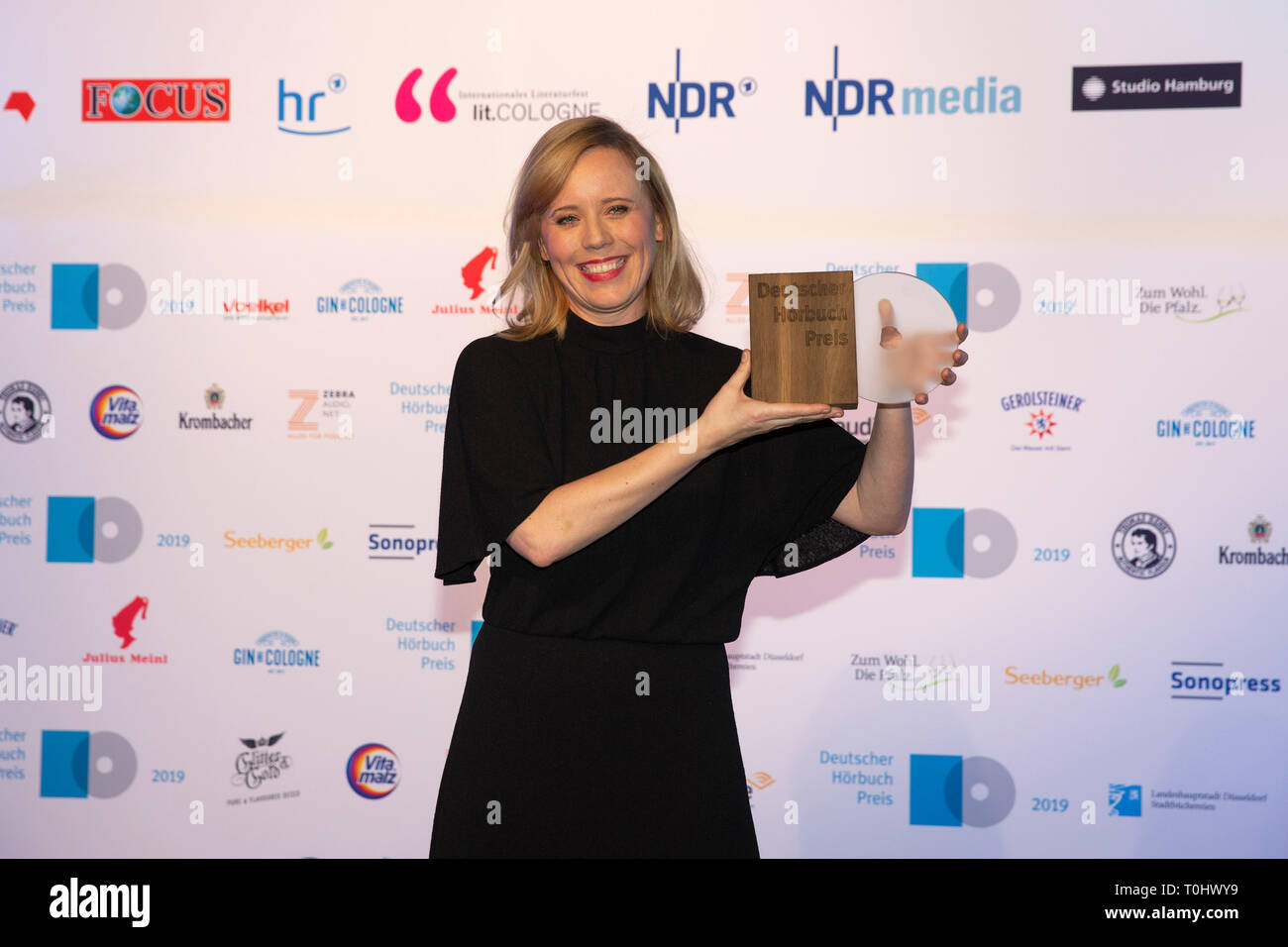 Christina Wolf bei der Verleihung des Deutschen Hörbuchpreises 2019 im ...