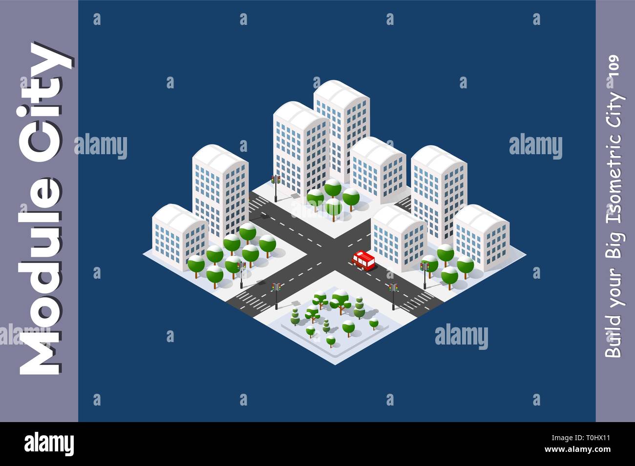 Set of isometric objects Stock Vector Image & Art - Alamy