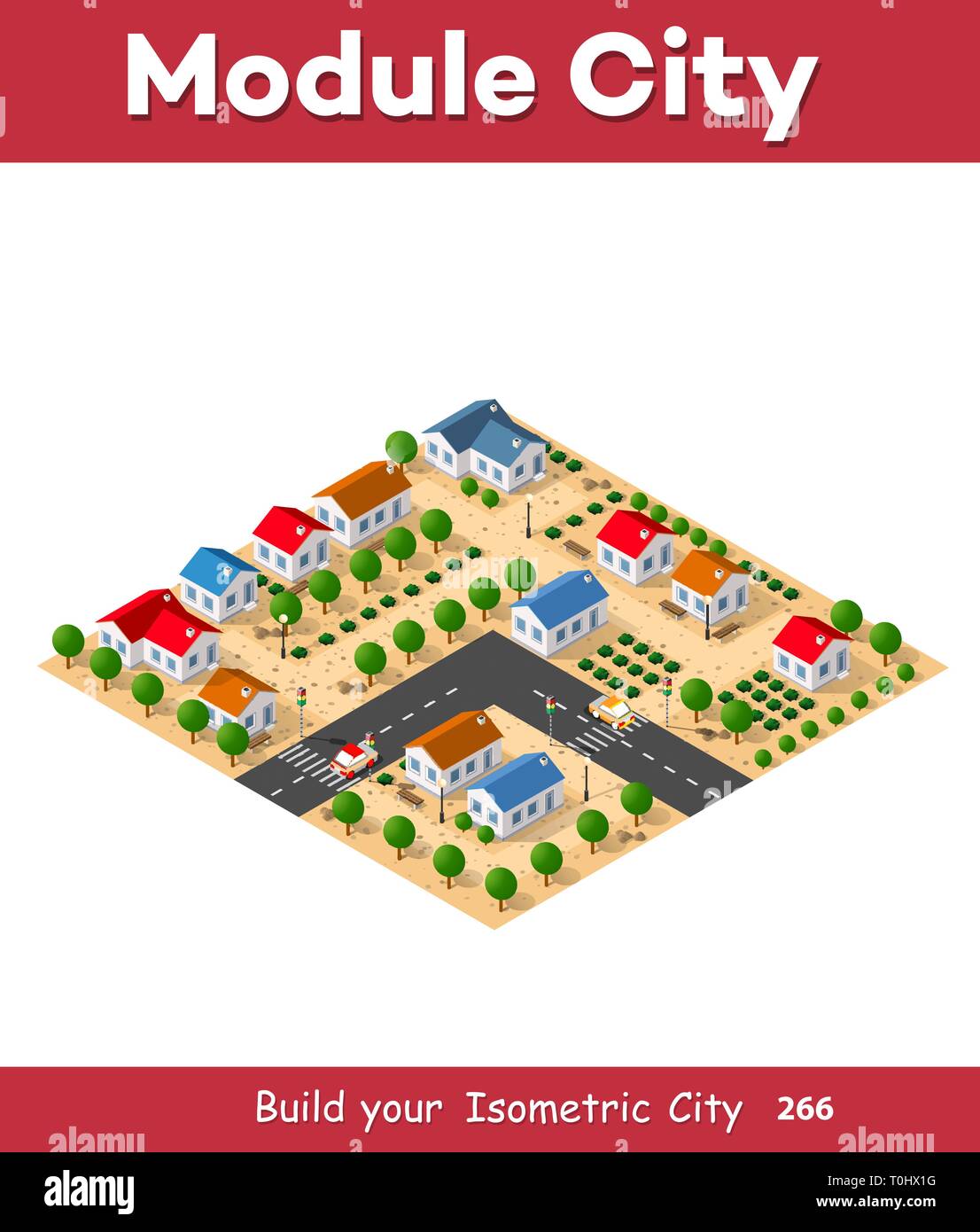 Farm view Stock Vector Images - Alamy