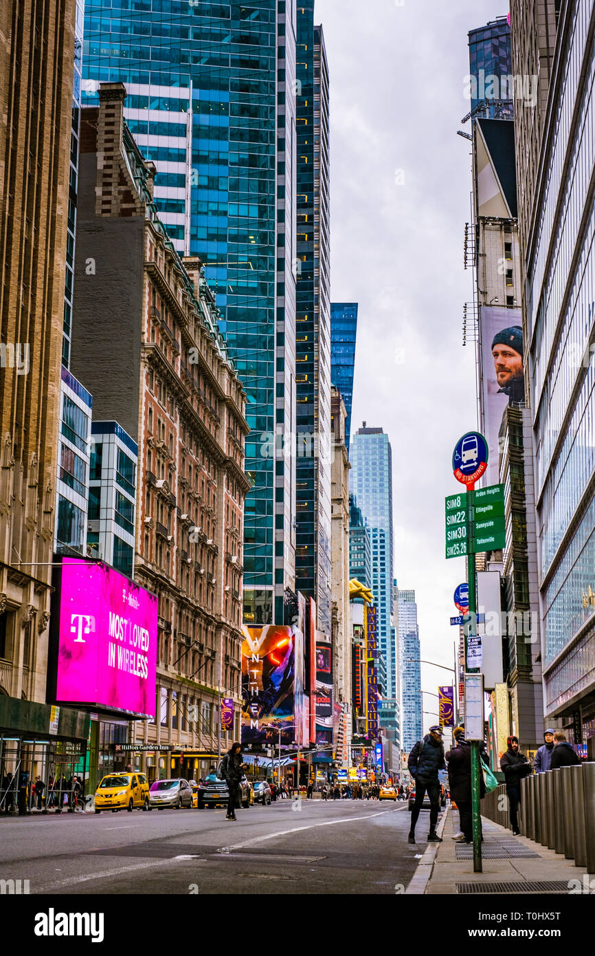 Typical New York City Street View Stock Photo - Alamy