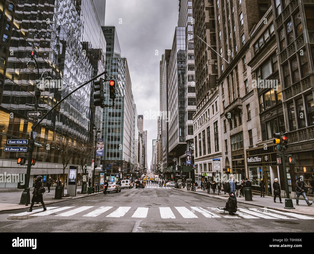 Typical New York City Street View Stock Photo - Alamy