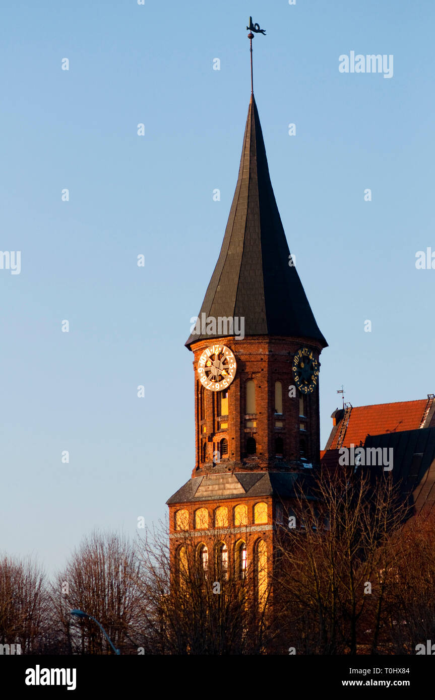 Konigsberg Cathedral. is a Brick Gothic style building in Kaliningrad ...