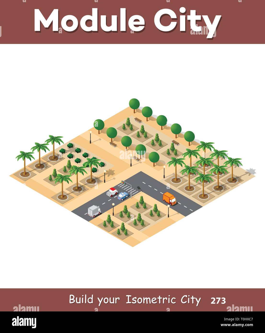 Isometric view of a farm Stock Vector Image & Art - Alamy