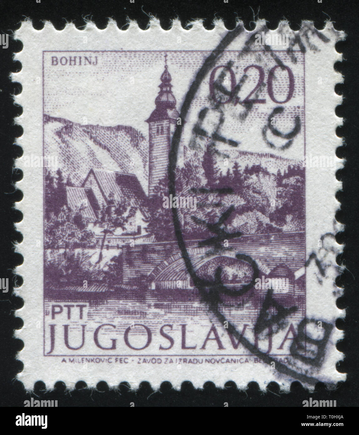 RUSSIA KALININGRAD,12 NOVEMBER 2016: stamp printed by Yugoslavia, shows ...