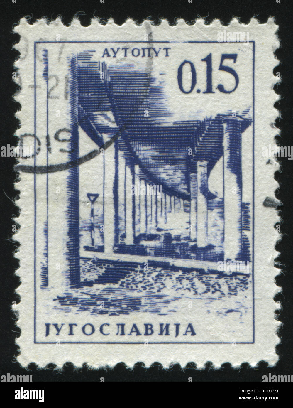 RUSSIA KALININGRAD, 12 NOVEMBER 2016: stamp printed by Yugoslavia ...