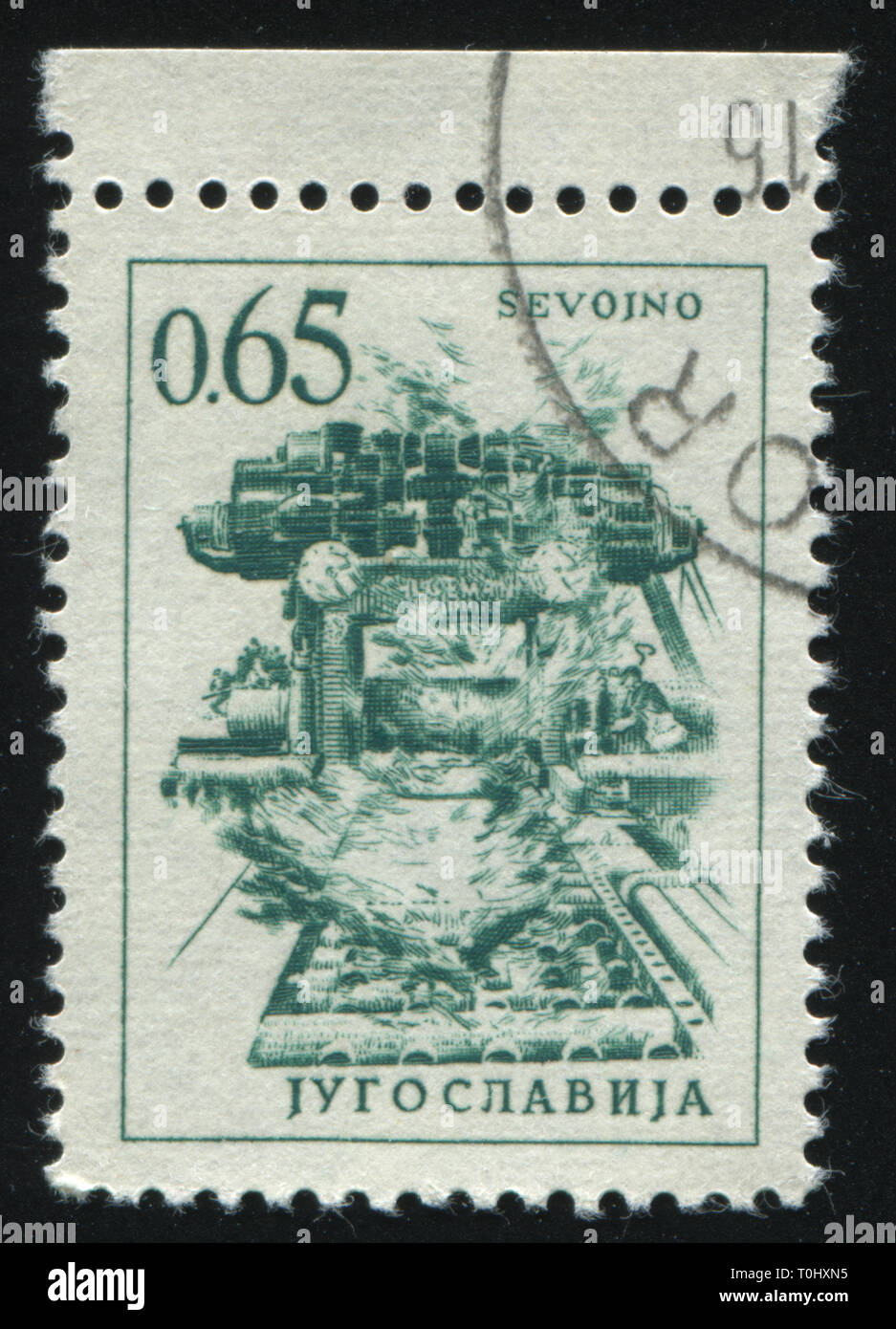 RUSSIA KALININGRAD, 12 NOVEMBER 2016: stamp printed by Yugoslavia ...