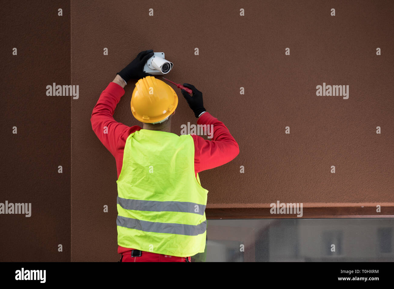 Installing cctv system hi-res stock photography and images - Alamy