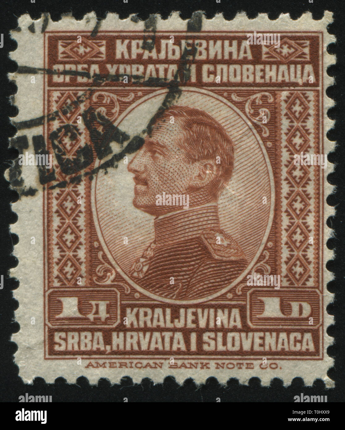 RUSSIA KALININGRAD,12 NOVEMBER 2016: stamp printed by Yugoslavia, shows King Alexander, circa ...