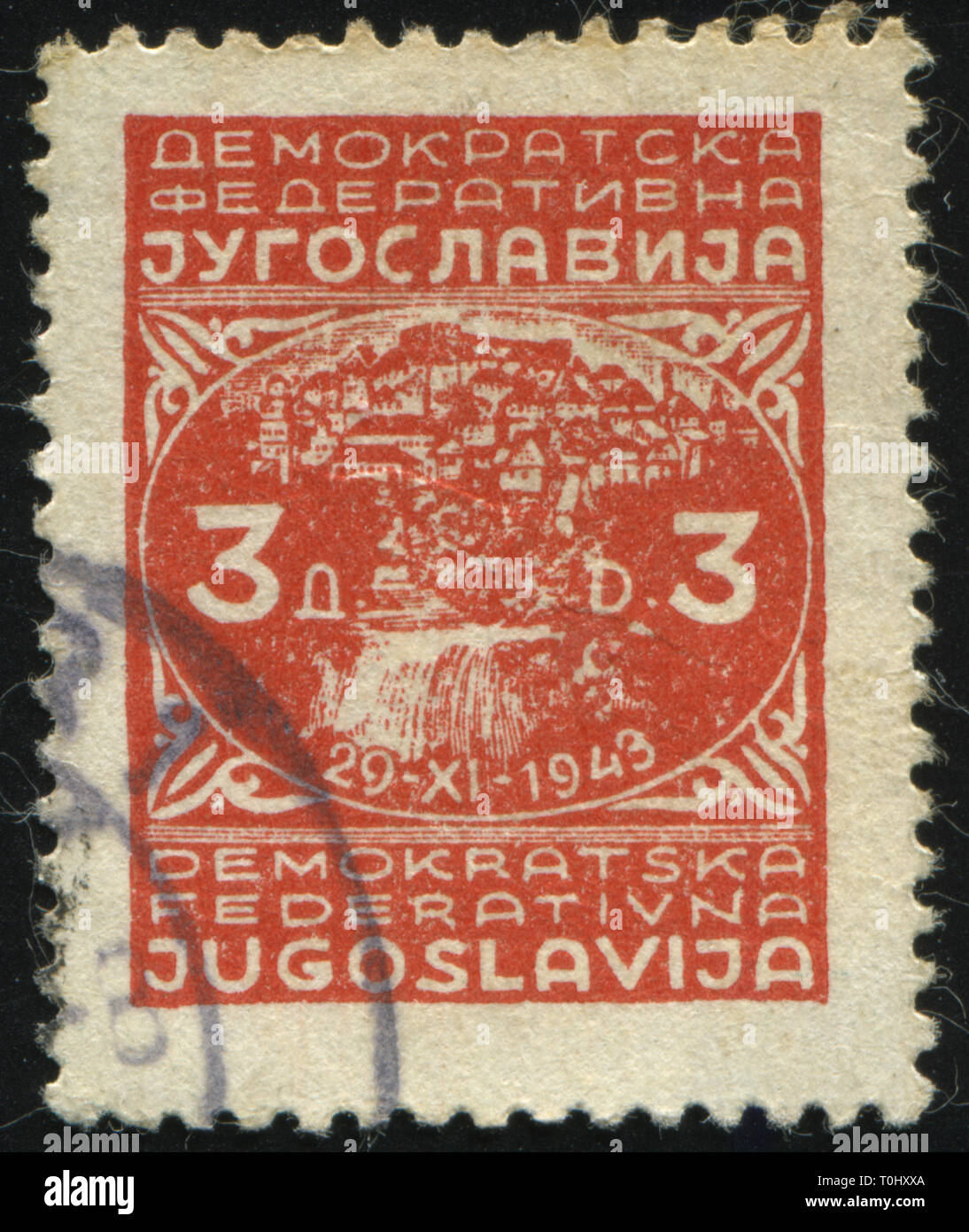 RUSSIA KALININGRAD, 12 NOVEMBER 2016: stamp printed byYugoslavia, shows ...