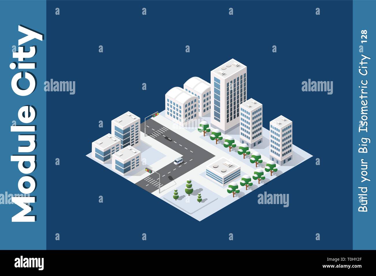 Estate home winter Stock Vector Images - Alamy