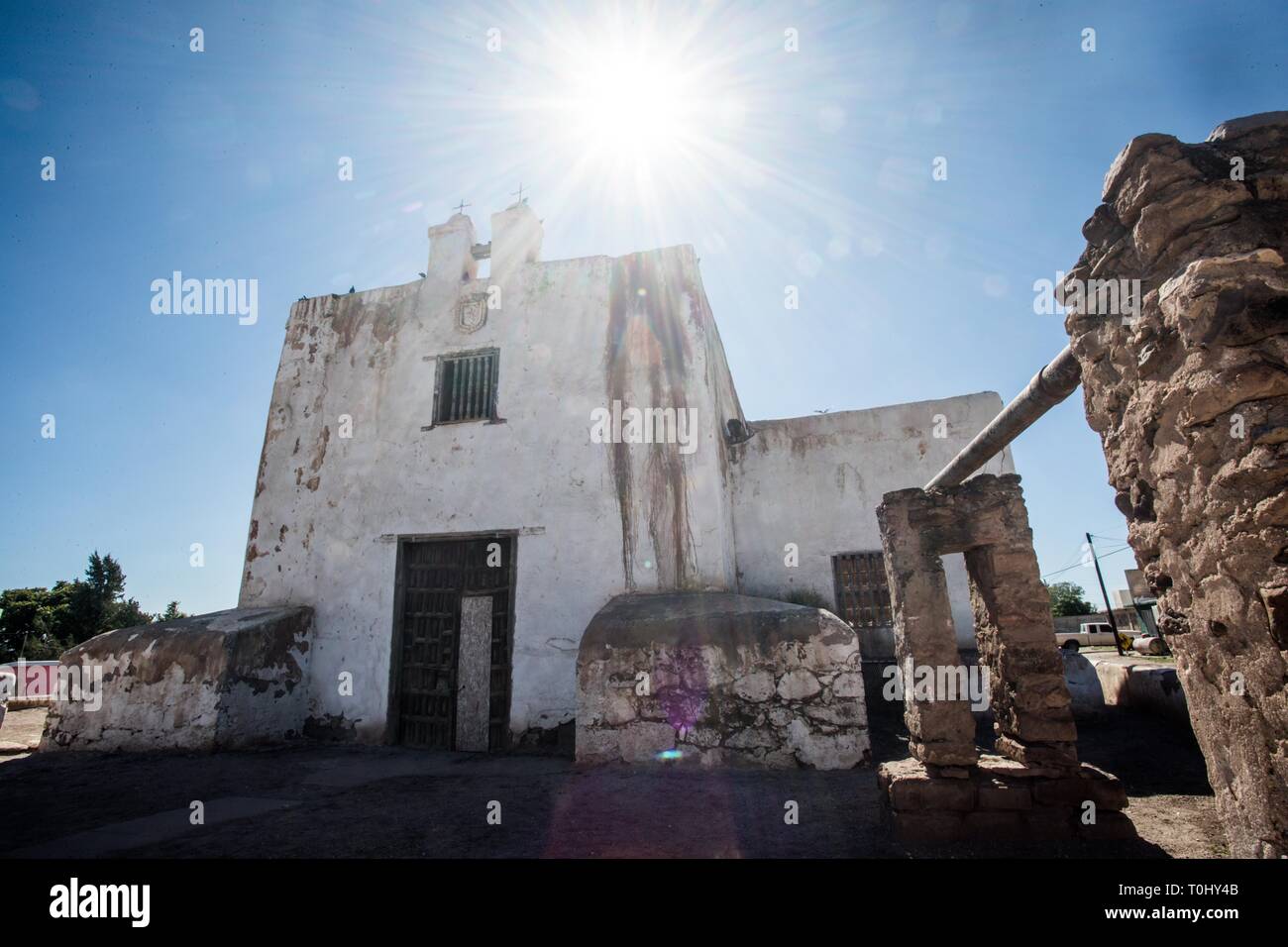 La Iglesia Antigua de Janos Chihuahua. San Felipe Santiago de Janos ...