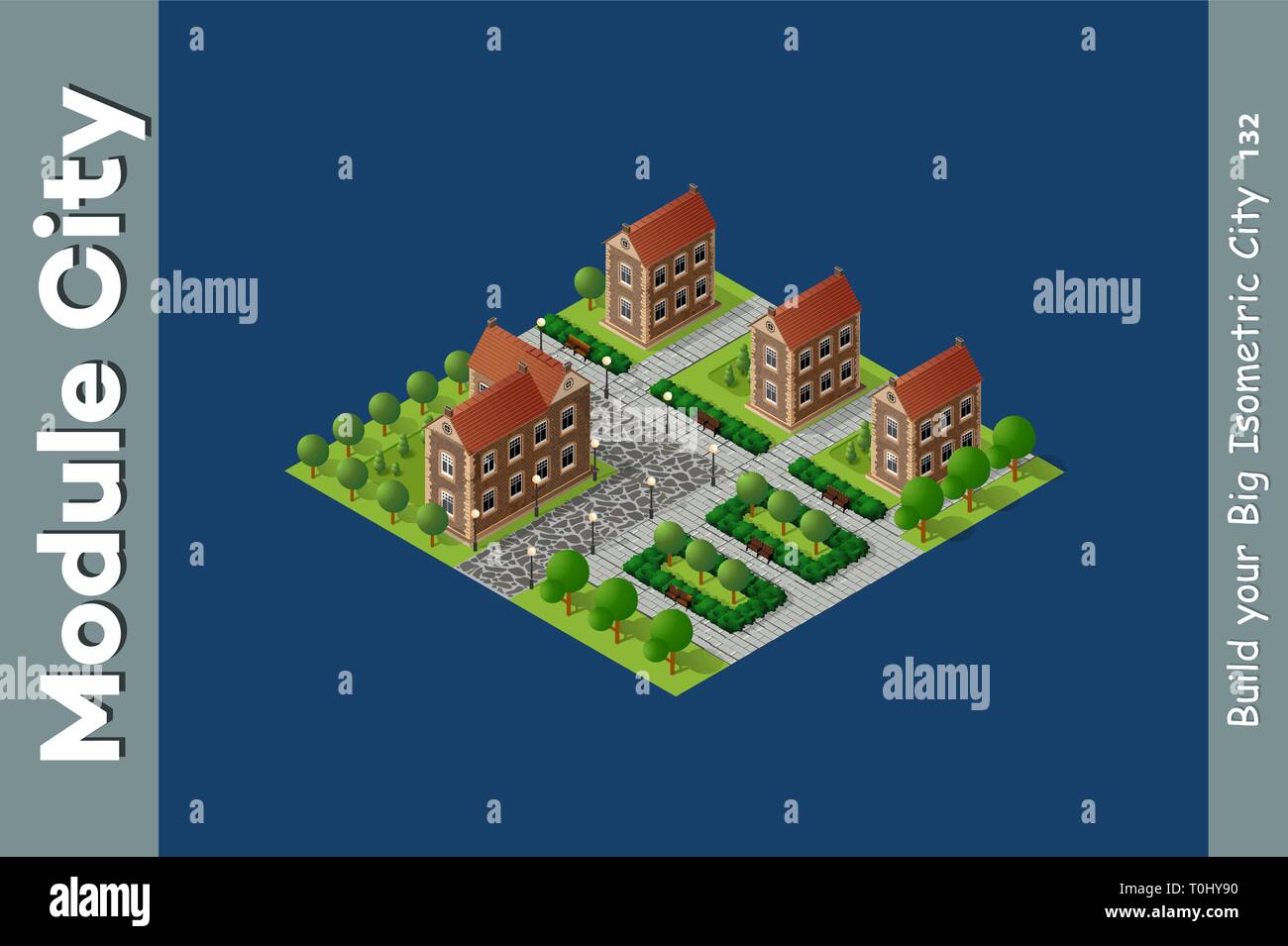Vintage property map Stock Vector Images - Alamy