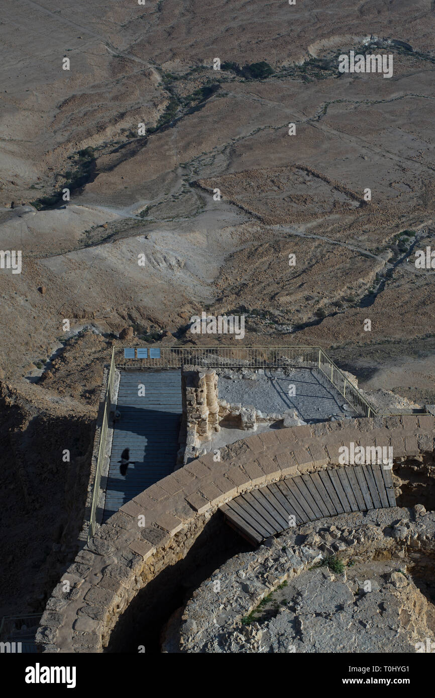 ISRAEL - MASADA - BUILT UNDER THE REIGN OF HEROD THE GREAT (37 AND 31 ...