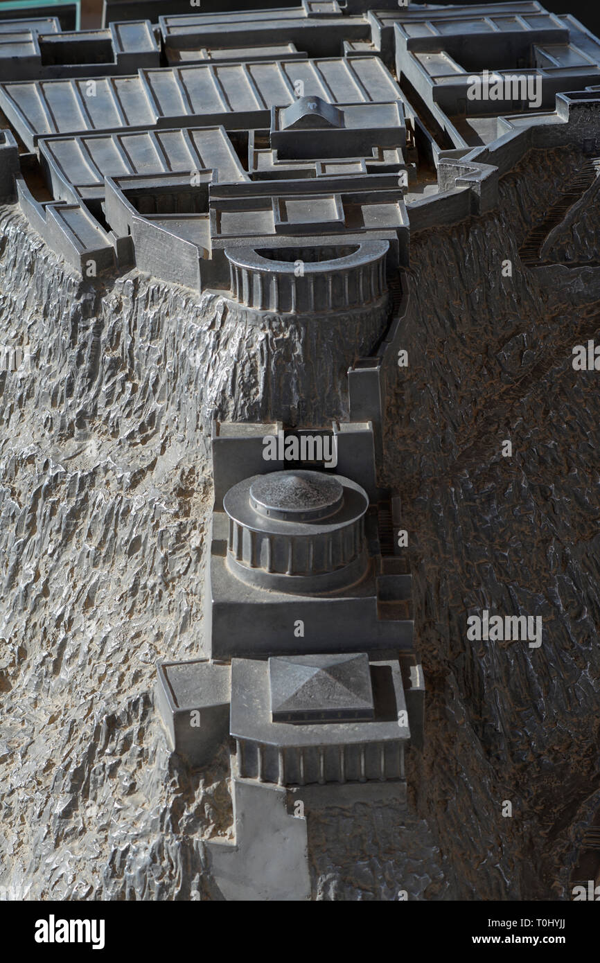 ISRAEL - MASADA - BUILT UNDER THE REIGN OF HEROD THE GREAT (37 AND 31 ...