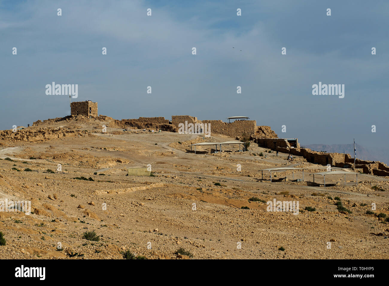 Roman ramp masada national park hi-res stock photography and images - Alamy