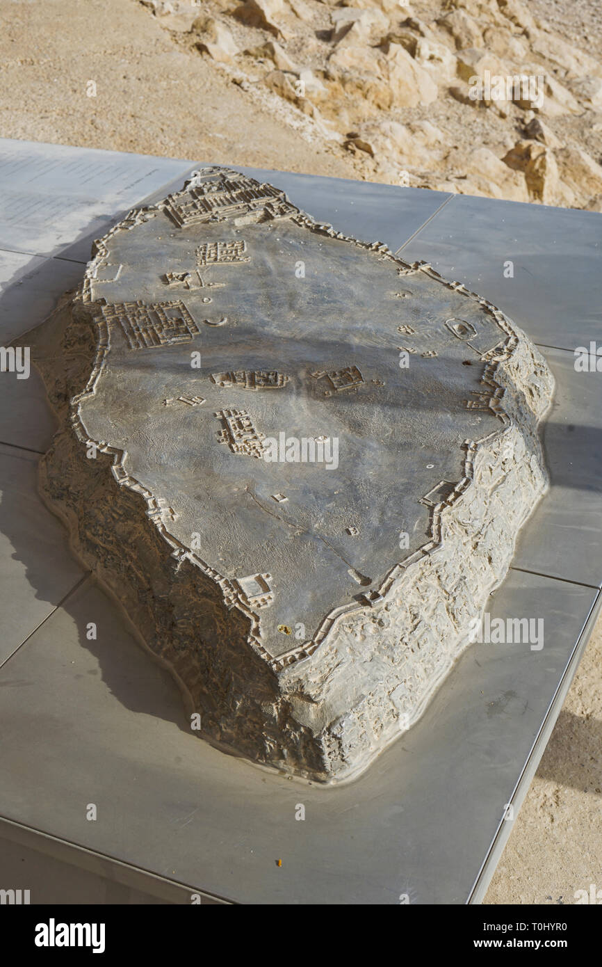 ISRAEL - MASADA - BUILT UNDER THE REIGN OF HEROD THE GREAT (37 AND 31 ...