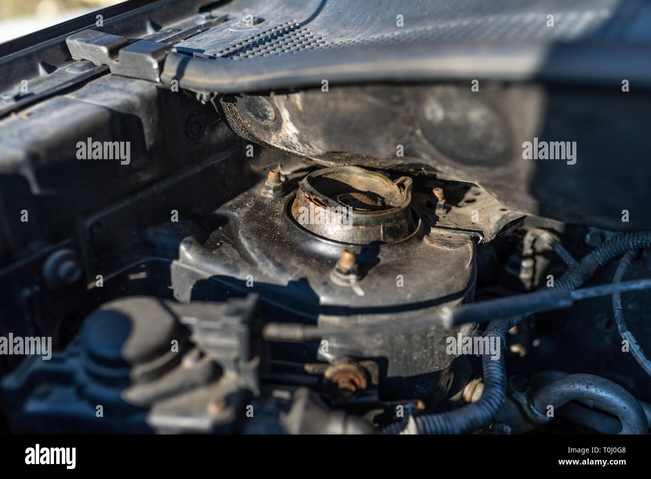 Vehicle suspension spring damper hi-res stock photography and images ...
