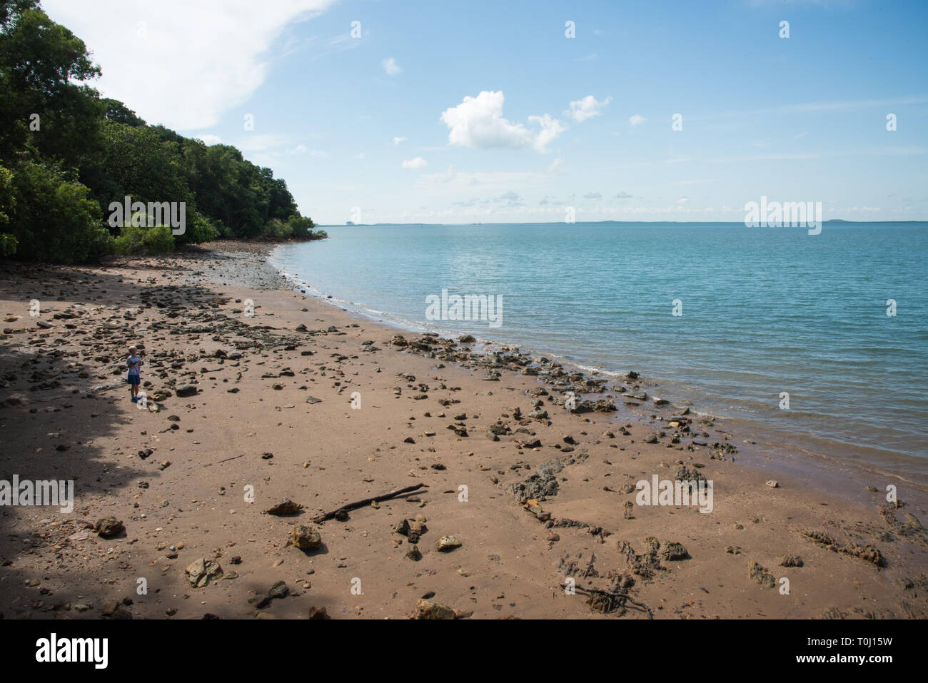 Natural greenery and remote Lameroo Beach at Bicentennial Park in ...