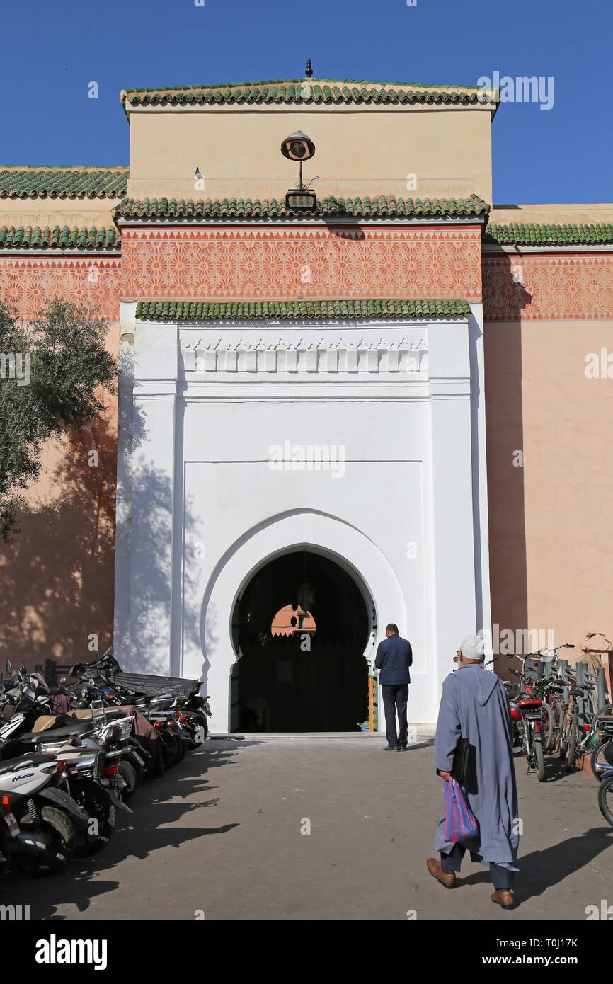Bab Doukkala Mosque, Rue Lalla Fatima Zahra, Medina, Marrakesh ...