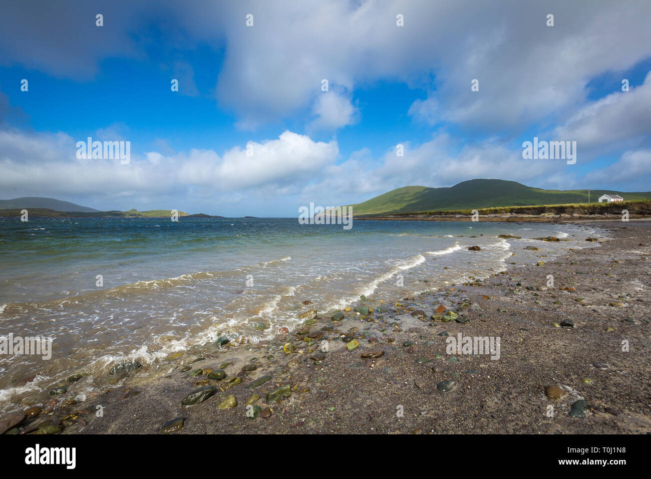 Walking at the White Strand, Co Kerry, Ireland Stock Photo - Alamy