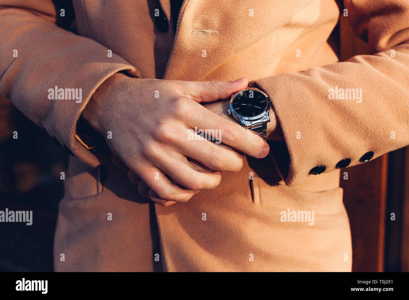 Checking coat hi-res stock photography and images - Alamy