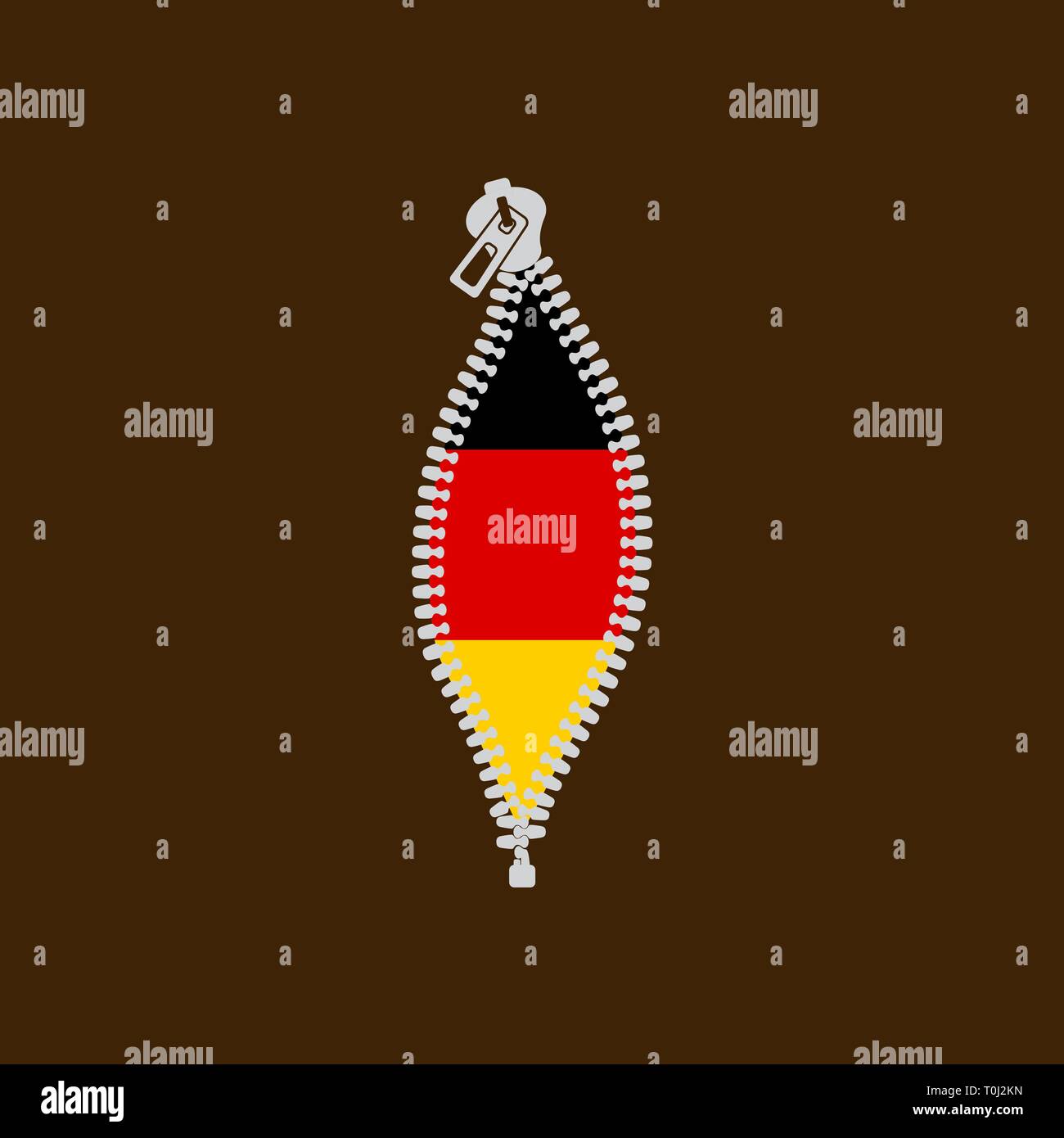 Split germany Stock Vector Images - Alamy