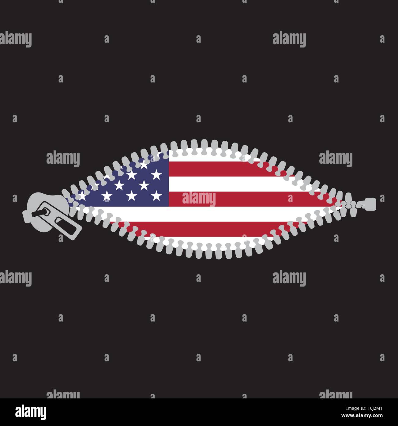 Real zipper Stock Vector Images - Alamy