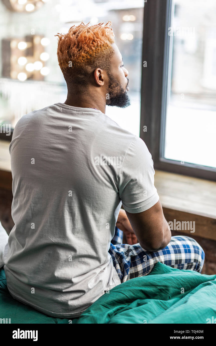 Nice view and handsome man hi-res stock photography and images - Alamy