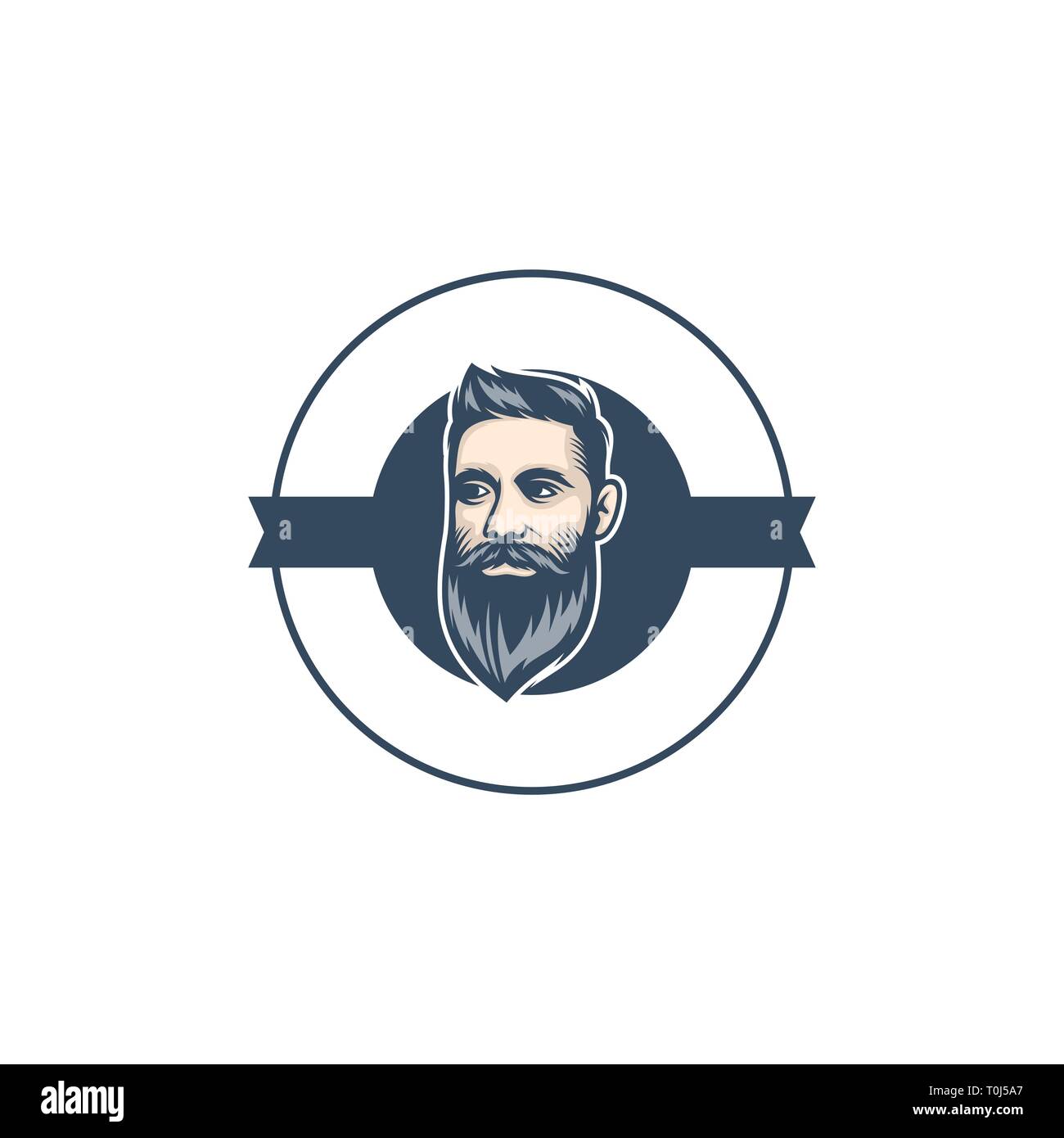 Grooming barber shop concept Stock Vector Images - Alamy