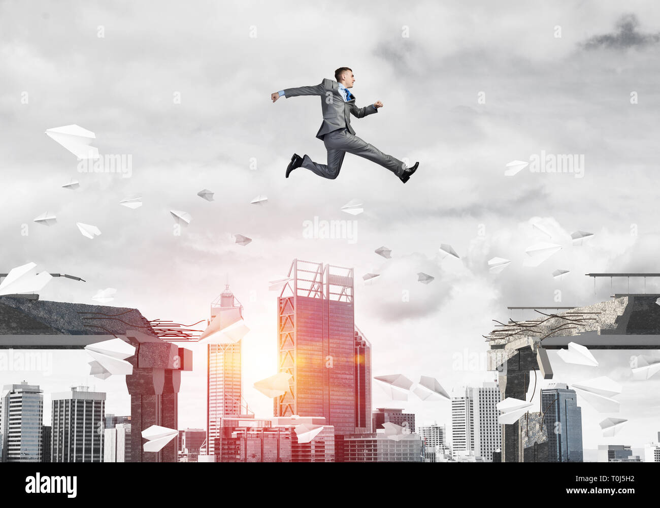 Problem and difficulties overcoming concept Stock Photo - Alamy